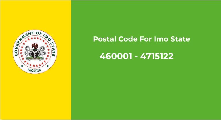 Postal Code For Imo State Nigeria