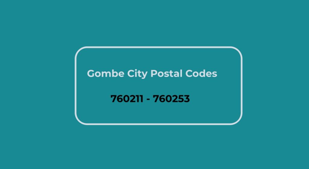Gombe City Postal Codes