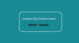 Gombe City Postal Codes