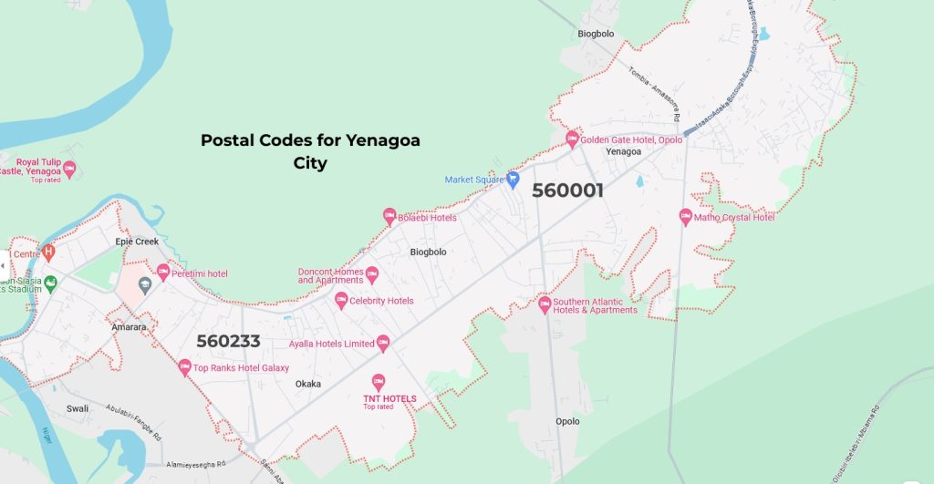 List of 75 ZIP/Postal Codes for Yenagoa City - NgnPostal