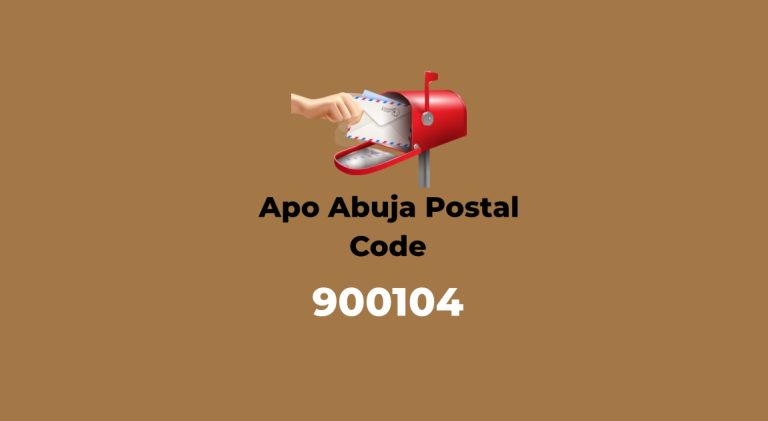 List of Streets in Apo Abuja: Postal Code