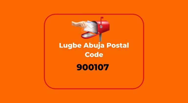 Lugbe Area Abuja Postal Code - Complete List
