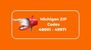 List of US ZIP Codes for Michigan